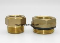 China Brass BSP Thread Oil Level Sight Glass G1 1/4 G1 with Red Ball for Air Compressor Pump 5-10 Bar for sale