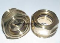 China M36x1.5 Metric Hex Brass Oil Sight Glass for Air Compressor 5-10 Bar for sale