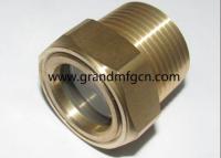 China Brass Oil Sight Glass M16x1.5 M20x1.5 M22x1.5 M27x1.5 M33x1.5 3D Bull Eye Dome Level Gauge 5-10 Bar for sale
