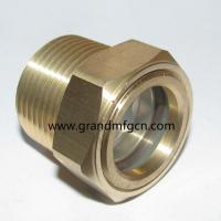 China G3/4 Brass Dome Oil Sight Glass Fluid Level Indicator 5-10 Bar BSP Thread for sale