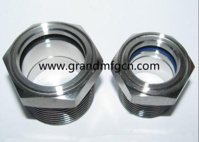 China Stainless Steel 304 Sight Glass 3/4 NPT BSP Thread Liquid Flow Indicator 5-10 Bar for sale