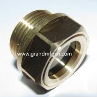 China Brass Oil Level Sight Glass M27x1.5 M33x1.5 Male Thread Air Compressor Hex Domed Shape Indicator 5-10 Bar for sale