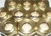 China NPT3/8 Inch Brass Oil Level Sight Glass 5-10 Bar Heavy Industrial Gear Reducer Indicator for sale