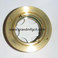 China 2 Inch NPT Male Brass Oil Level Sight Glass Indicator for Vacuum Pump Air Compressor 5-10 Bar for sale