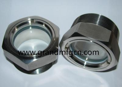 China M30x1.5 M33x1.5 M36x1.5 Brass Stainless Steel Liquid Sight Glass 5-10 Bar Pressure Vessel Tank for sale
