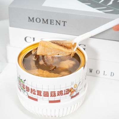 China Functional Chicken Soup with Ginseng and Wild Mushrooms Clean Comforting  Ready to Eat  Nourishing Herbal Broth for Strength Wellness for sale