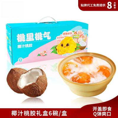 China Portable Coconut Water Peach Gum Snow Fungus Dessert Gift Box for sale