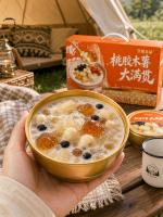 China Premium Peach Gum Tapioca Full Bowl Dessert Vegan No Additives Nutritious Ready to Eat for sale
