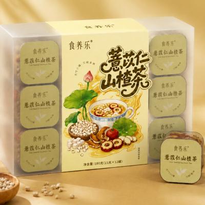 China No Artificial Additives Digestive Comfort Tea Coix Seed & Hawthorn Instant Herbal Wellness Blend for sale