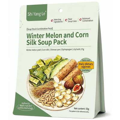 China Winter Melon & Corn Silk Dampness Expelling Detox Edema Reducing Blood Lipid Regulating Digestive Soothing Mild Herbal Soup Base for sale