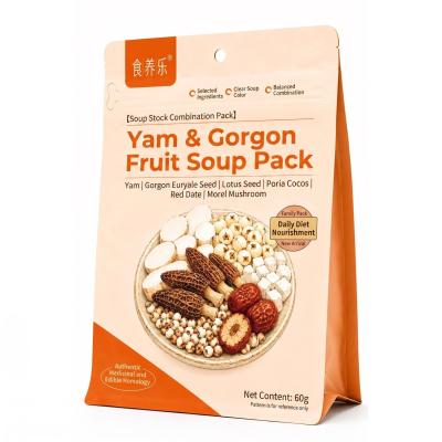 China Chinese Yam & Gordon Euryale Seed Spleen Nourishing Digestion Supporting Qi Tonifying Gut Health Mild Herbal Soup Base for sale