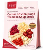 China Asiatic Cornelian Cherry & White Fungus Yin Nourishing Lung Hydrating Immunity Supporting Anti-Oxidant Gentle Herbal Soup Base for sale