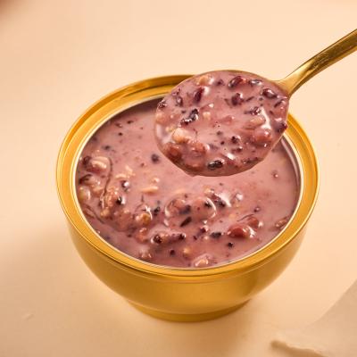 China Everyone Milk Flavored Black Rice Birds Nest Instant Porridge Keep Refrigerated Quick Healthy Meal Suitable For All Ages for sale