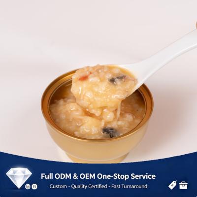 China Abalone Seafood Porridge – Ready-to-Eat Instant Breakfast with Tender Abalone Chunks for sale