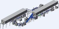China Cost effective Puff laminating Machine Easy Clean With Auto freezing Tunnel for sale