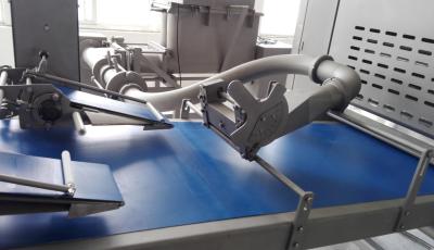 China Industrial Pastry Dough Laminating Machine ZKS900 with Italy Fat Pump for Margarine Butter for sale