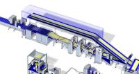 China Customized Automatic Bakery Bread Production Line 370mm Width 1000-20000 Pcs/Hr for sale