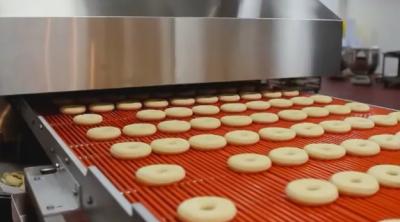 China ZDN Series Automated Donut Production Line with 600-900mm Width and 5-Bag Flour Capacity for Industrial Baking for sale