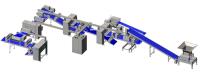 China 800mm Industrial Dough Sheeting Line with 200-300kg Capacity and Siemens PLC Control for Pastry & Bread Production for sale
