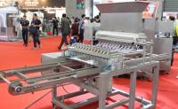 China High Efficiency Cookies Depositor Machine Robust  Structure Easy Operate With 12 Nozzles for sale