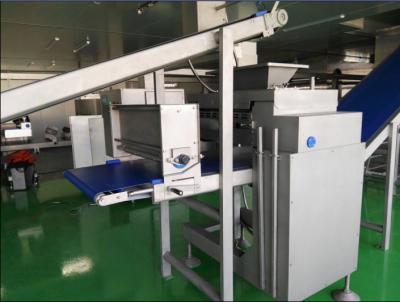 China 900mm Industrial Croissant Laminating Line with 144 Layers and 12500 pcs/hour Capacity for Professional Bakeries for sale