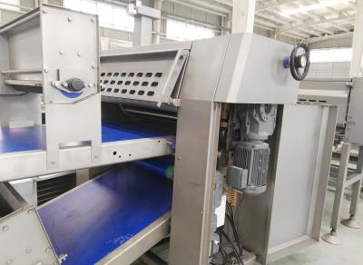 China 800mm Width Dough Sheet Puff Pastry Lamination Line with 2 Auto Cooling Systems and Siemens Servo Motor for sale