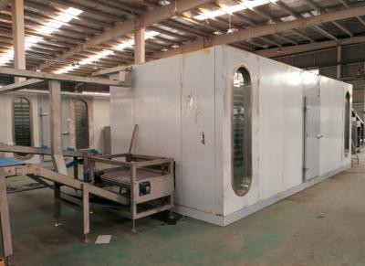 China Auto Freezing Dough Laminator Machine 1200-1500 kg/h Puff Pastry Making Machine -40°C for sale