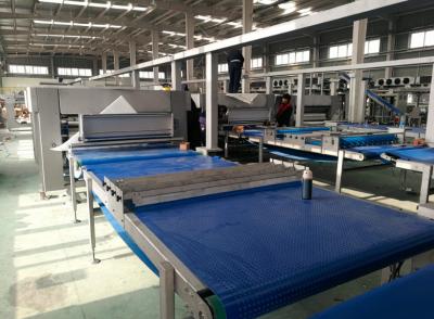 China Arabic Pita Production Line with 7-Layer Tunnel Proofer - 8,000 to 20,000 Pitas/Hour Capacity - 110m Complete System for sale