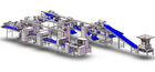 China ZNJ800 Industrial Croissant Production Line with Custom Triangle Cutter and Siemens Servo Motor for sale