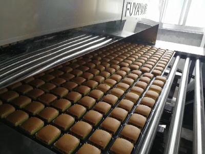 China ZDF 400 Cake Aeration Mixer System - 400-550kg/hr Capacity, 30kW Power for Industrial Chiffon Cake Production for sale