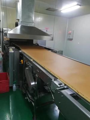 China CE Certified Swiss Roll Machine 500 kg/hr Capacity for Mini Swiss Rolls with Custom Fillings for sale