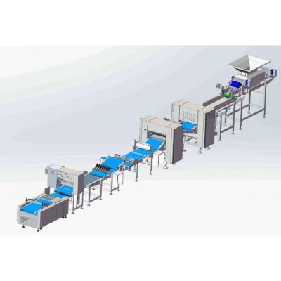 China Industrial High-Hydration Bread Production Line 85% Water Dough Sheeting 1500 kg/h for sale