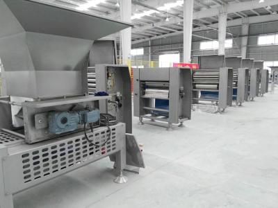 China 144 Layers Servo Motor Drive Dough Laminator Machine 304 Stainless Steel Commercial Laminating Machine for sale