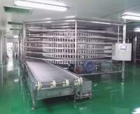 China Complete Pizza Production Line with Tunnel Oven and Spiral Cooler - 300-2000kg/hr Capacity, 25-Minute Cooling for sale