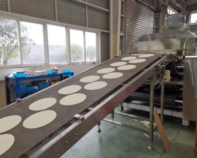 China G650 Industrial Tortilla Production Line 650mm Belt Width 2000-4000 pcs/hr Capacity with Siemens PLC Control for sale