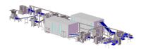 China High Flexible Automatic Dough Lamination Machine Croissant Line With Fat Folding Device for sale