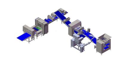 China ZKS650 Pastry Dough Block Laminator - 600-900mm Width, 3-144 Layer Capacity for Frozen Dough Production for sale