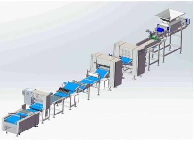 China GS600 Industrial Ciabatta Bread Line 1000kg/hr Capacity with Siemens PLC Control and 650mm Belt Width for sale