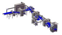 China ZKS650 Pastry Dough Block Laminator with 1500kg/hr Capacity and 600mm Dough Width for Automated Production for sale