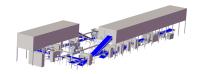 China LFC Full Auto Croissant Production Line with 800kg/hr Capacity, -35℃ Freezers and 650-850mm Belt Width for sale