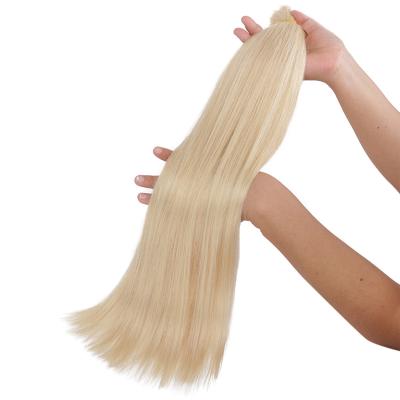 China Best Selling Virgin Hair Bundle Wholesale Cuticle Aligned Wave 613 Blonde Color Silky Straight Hair Weft Russian Hair for sale