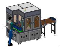 China 5PPM Semi-Automatic ESS Production Line for 280Ah Prismatic Battery Module PACK Manufacturing for sale
