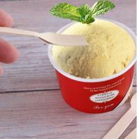China 70mm Eco Friendly Disposable Wooden Utensils Mini Wooden Teaspoons 70mm for sale