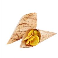 China Eco Friendly Bamboo Leaf Disposable Serving Cone For Party Canape Snacks for sale