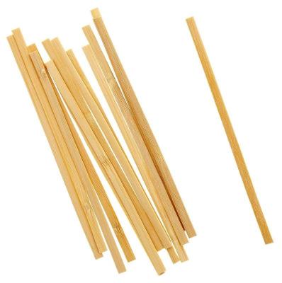 China 90mm Long Coffee Beverage Bamboo Stir Sticks Stirrers for sale