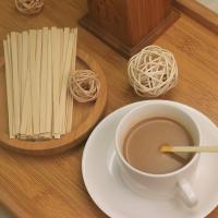 China Biodegradable Coffee Bamboo Stir Sticks Individually Wrapped 110mm For Beverage for sale