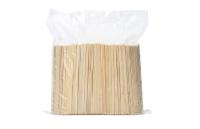 China Biodegradable Coffee Bamboo Stir Sticks Individually Wrapped 110mm For Beverage for sale