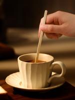 China On Board Coffee Service Disposable Bamboo Stir Sticks 30pcs Packing for sale