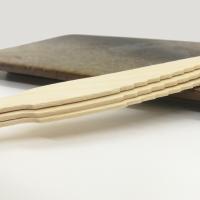 China 200mm Disposable Wooden Vintage Style Utensils Biodegradable Knife Bulk for sale