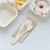 China 200mm Disposable Wooden Vintage Style Utensils Biodegradable Knife Bulk for sale